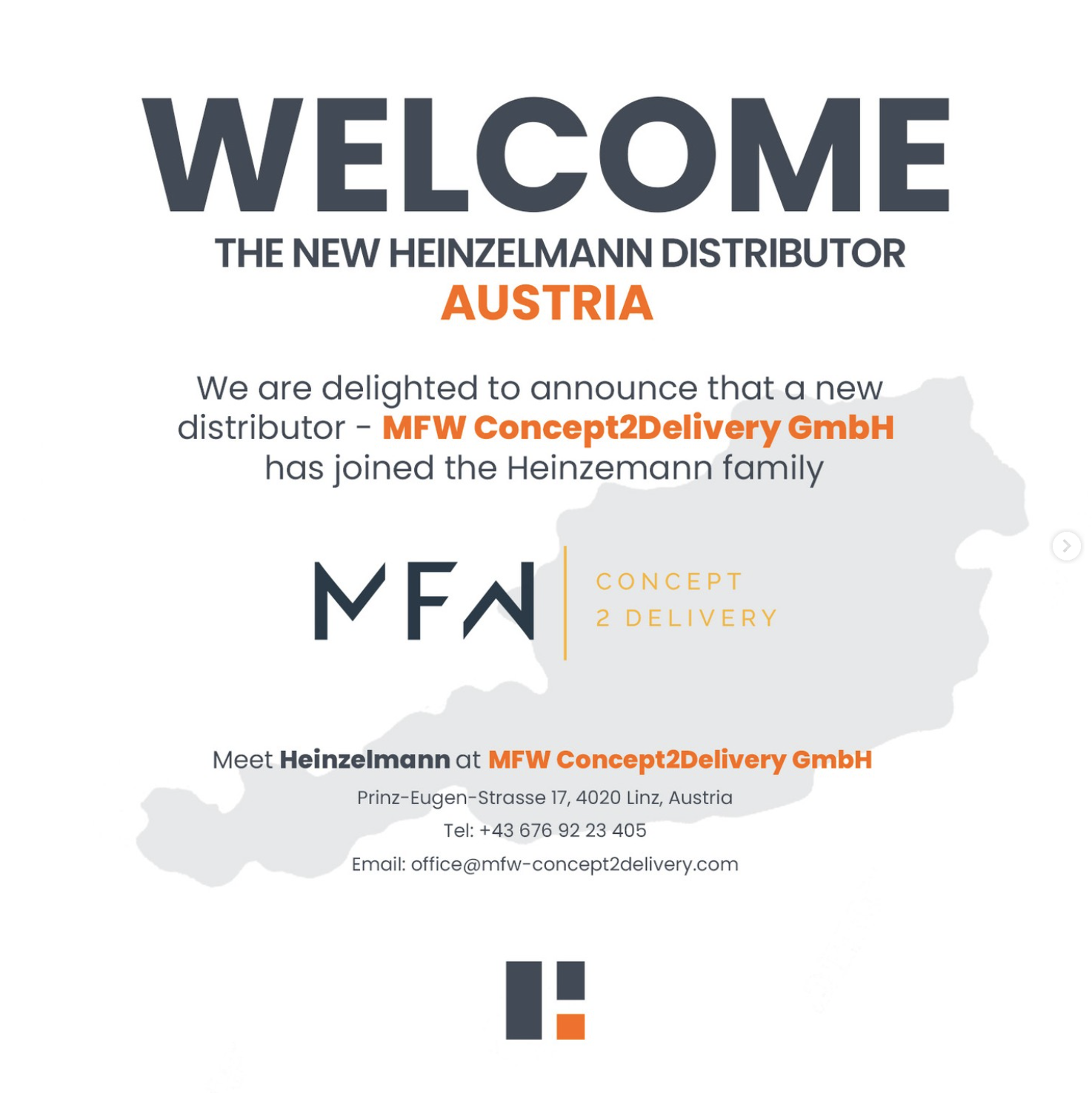 MFW Concept2Delivery GmbH - The New Heinzelmann Distributor (Austria ...